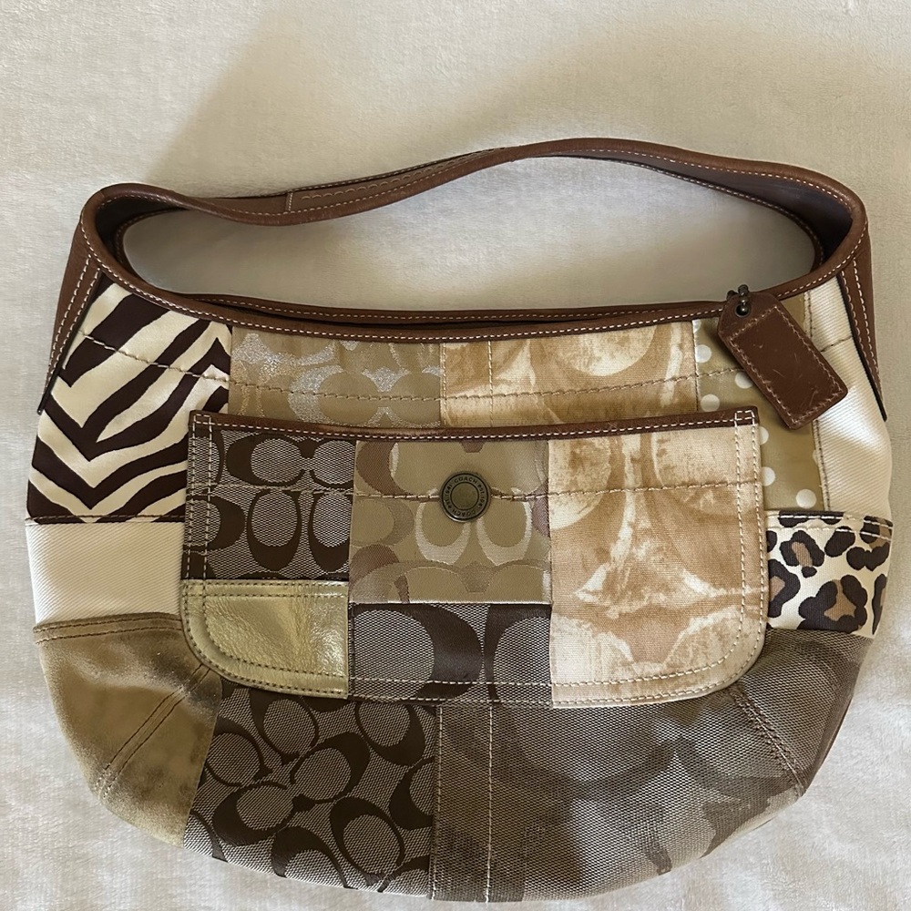 Coach Ergo Signature Patchwork Hobo Bag - Gem